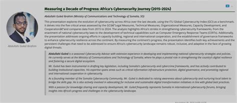 Thrilled To Share That I Will Be Presenting On ‘measuring A Decade Of Progress Africas