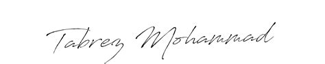 98 Tabrez Mohammad Name Signature Style Ideas Professional Online