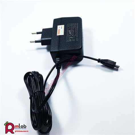 Nguồn Chính Hãng Dành Cho Raspberry Pi 3 Micro Usb B 52v 25a Eu