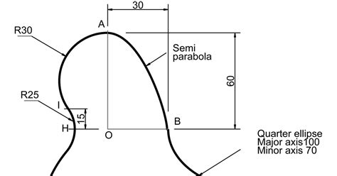 Engineering Drawing Tangency Problem 13