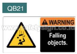 Safety Signs Bahaya Angkat Angkut RAMBU ANGKAT ANGKUT WARNING