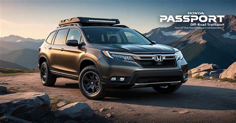 Honda Passport Suv होंडा की नई ऑफ रोड Passport Suv हुई लांच कीमत और