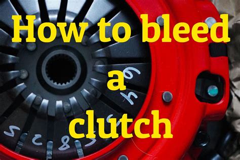 How To Bleed A Clutch Master And Slave Cylinders MotorBeast