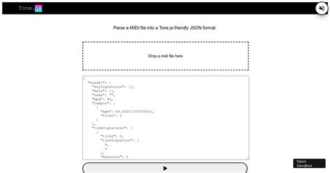 Tonejs Midi Forked Codesandbox