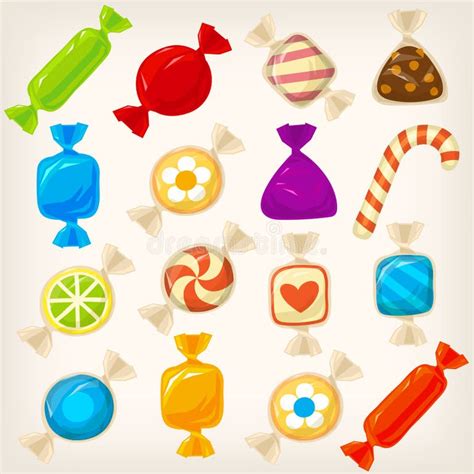 Candies Shapes Stock Illustrations 680 Candies Shapes Stock