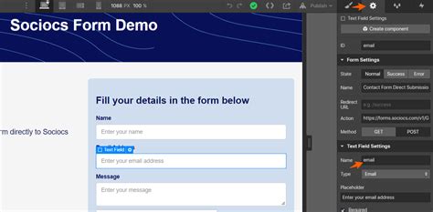 Webflow Sociocs Form