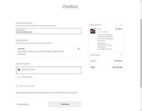Woocommerce Booking Reservation Plugin Appointment Renting Plugin