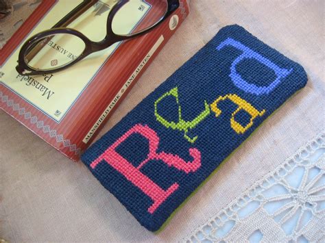Needlepoint Eyeglass Case Glasses Case Sunglasses Case Eyeglass Case