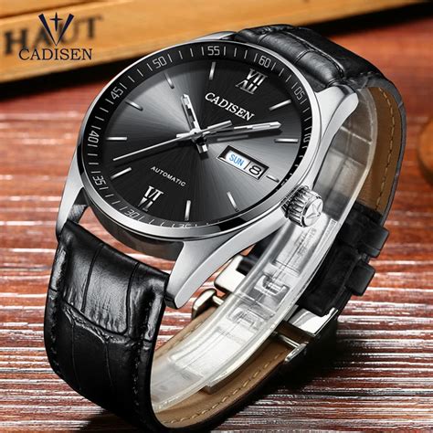Hot Sale Mens Watches CADISEN Top Luxury Sapphire Glass 50M Waterproof Automatic Mechanical