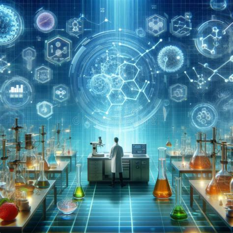 Advanced Research Lab With Futuristic Technology Stock Image Image Of