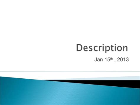 Description Ppt