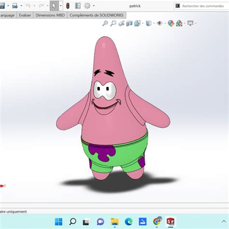 Patrick Star D D Print Details