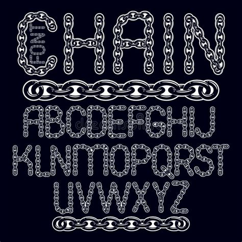 Vector Type Font Script From A To Z Stock Vector Illustration Of