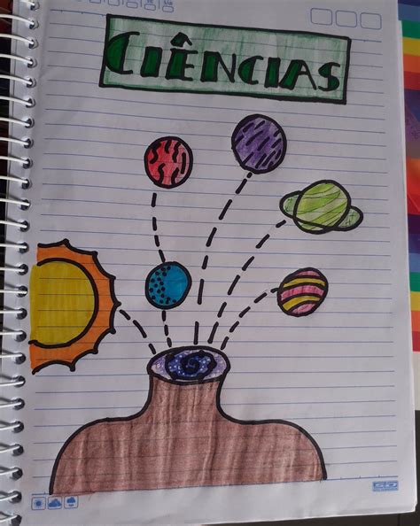 Capa Trabalho De Ciências Para Imprimir LIBRAIN