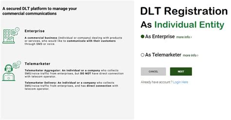 Dlt Registration For Individuals Os Digital