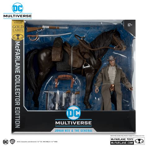 Jonah Hex And The General Gold Label Mcfarlane Collector Edition