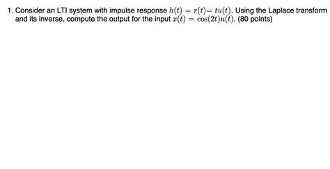 Solved For The System Of Problem Find The Poles Of The Chegg Com