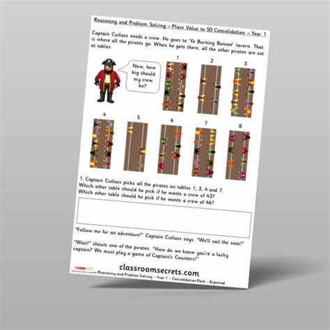 Year 1 Place Value Within 50 Consolidation Activity Resource