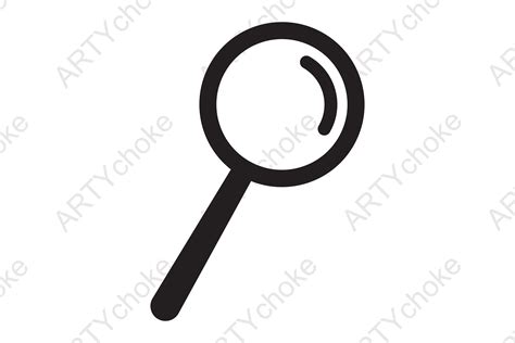Magnifying Glass Svg File For Cricut Graphic By Artychokedesign