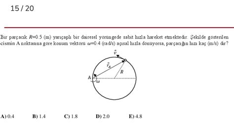 Solved A Particle Is Moving At Constant Speed In A Circular Chegg