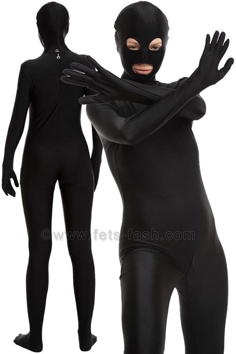 Zentai Catsuit Elastane Black New Arrival