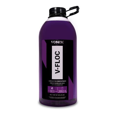 Shampoo Automotivo Neutro Super Concentrado V Floc 3L Vonixx