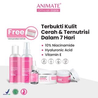 Jual Animate Instant Whitening Series 5in1 Cream Pemutih Wajah