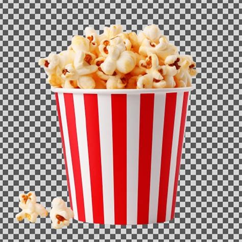 Psd Png De Uma Pipoca Psd Premium