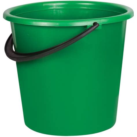 Ведро 10л, без крышки, пластиковое, хозяйственное, УСИЛЕННОЕ, цвет ...