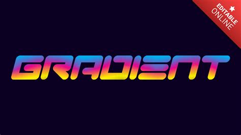 Gradient Future Text Effect Generator
