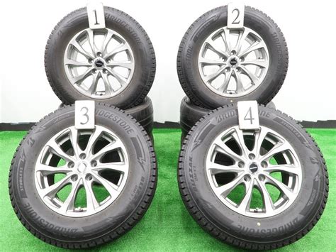 やや傷や汚れあり 本 社外 インチ J スタッドレス ブリヂストン ブリザック DM V R ミツビシ デリカ D アウトランダー エクリプスクロスの