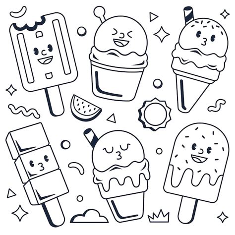 Dibujos Para Imprimir De Helados Dibujos Cute Para Imprimir