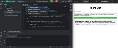 Using Ai Assistant To Build An Application Goland Documentation