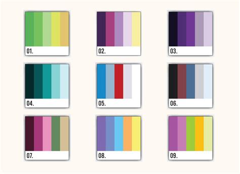 Vector Color Palette Set 21429429 Vector Art At Vecteezy