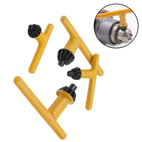 Drill Chuck Wrench Carbon Steel For 6 16mm With Gum Cover Electric Hand
