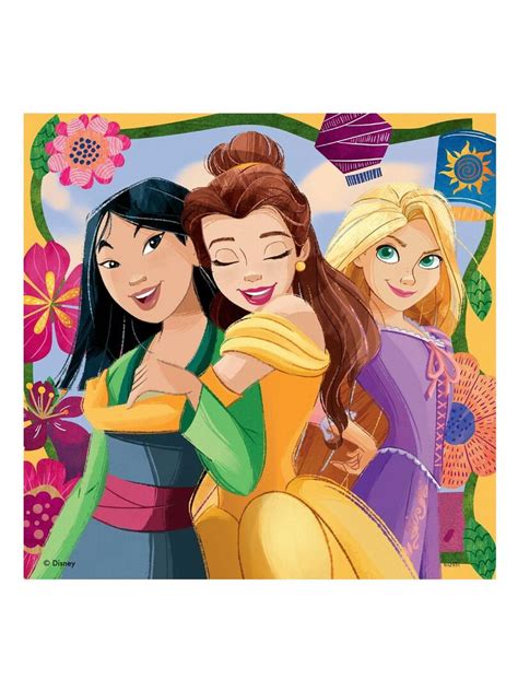 Puzzles 3x49 P Girl Power Disney Princesses Na Kiabi 2399€