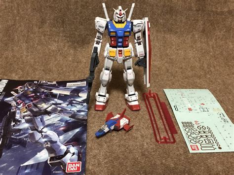 Yahoo オークション 完成品MG 1 100 RX 78 2 ガンダム Ver3 0