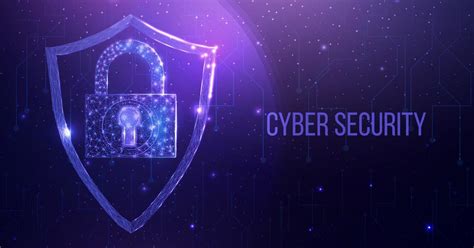 Cyber Security Wireframe Polygonal Shield And Padlock With Globe Map