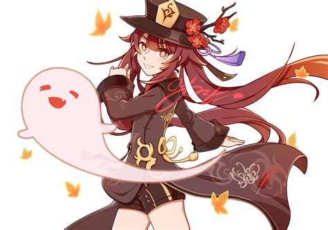 Hu Tao And Boo Tao Genshin Impact Drawn By Yinkooo Danbooru