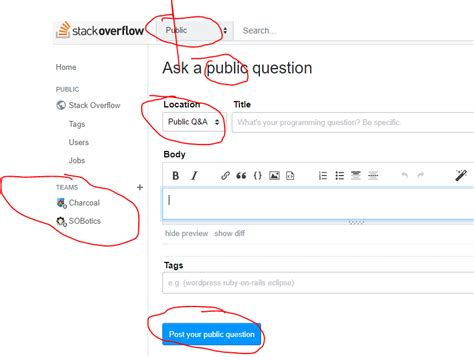 Stack Overflow Teams Disable Public Qanda Meta Stack Overflow