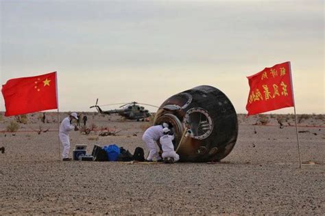 直击现场！神舟十五号载人飞船返回舱在额济纳东风着陆场成功着陆 知乎