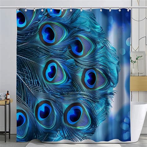 Transform Your Bathroom Into A Luxurious Oasis With Our Peacock Feather
