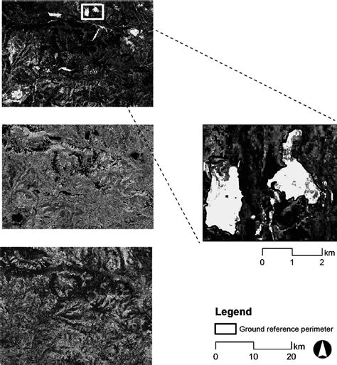 Mesma Based Fraction Images In The Spanish Study Area Upper Left