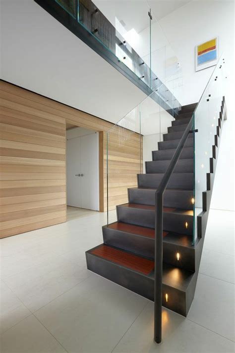 Designs D Escaliers Avec Garde Corps En Verre Archzine Fr