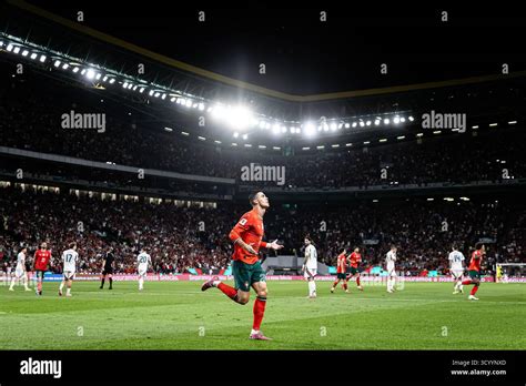 Cristiano Ronaldo Portugal World Cup 2026 Celebration Hi Res Stock
