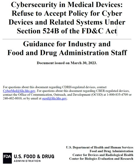 Fda Guidance For Medical Devices
