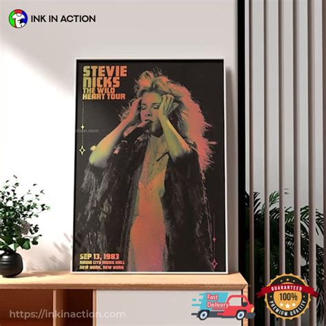 Vingtage Stevie Nicks The Wild Heart Tour 1983 Poster Print Your