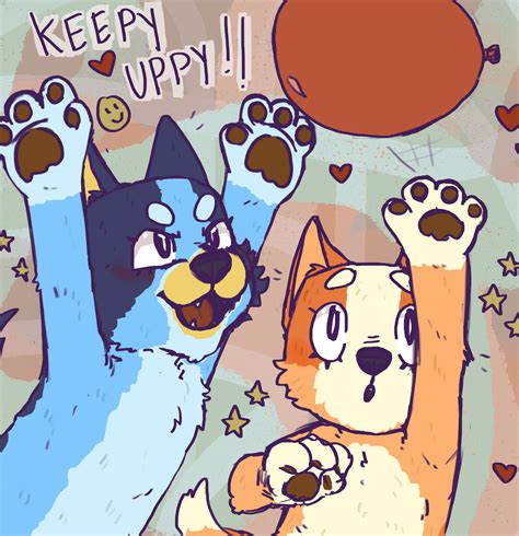Keepy Uppy Bluey By Robotic Egg On Deviantart