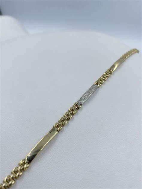 Nowa złota damska bransoletka 585 7 75g 20cm Lombard Warszawa