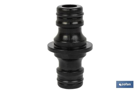 Conector Doble Para Mangueras De Jardín Rosca Macho Para Empalmes
